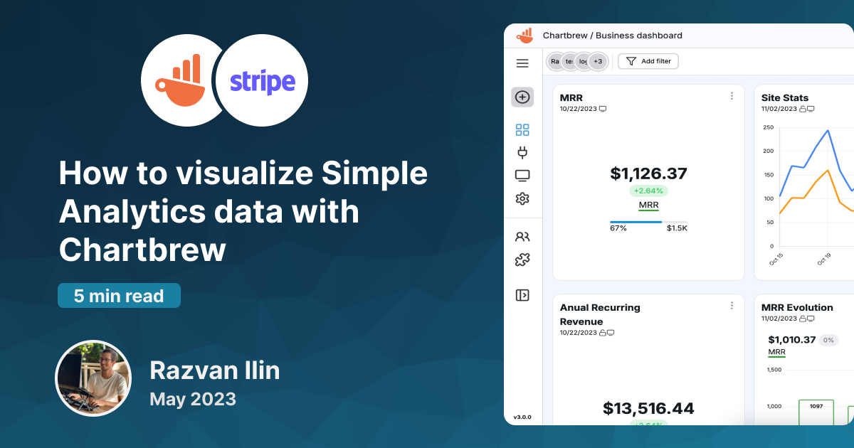How to create a Stripe dashboard in Chartbrew