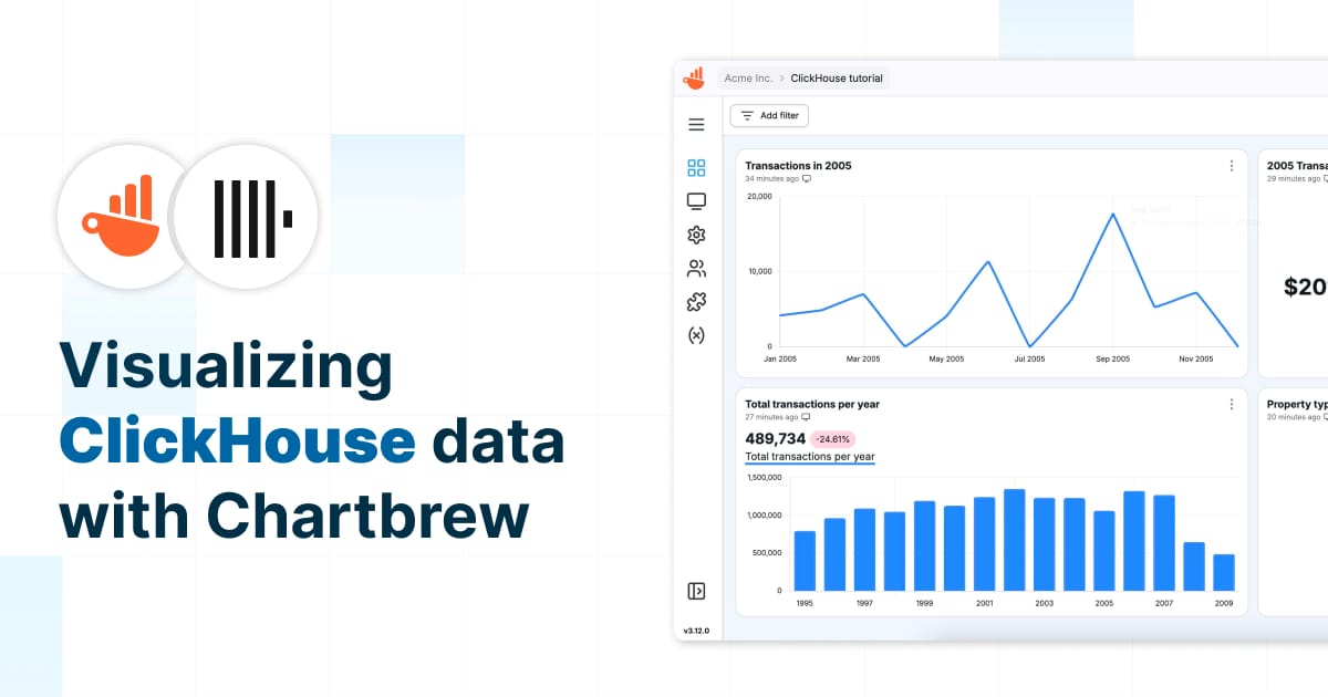 Visualizing ClickHouse Data with Chartbrew