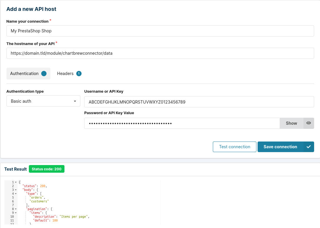 How to visualize PrestaShop data with Chartbrew