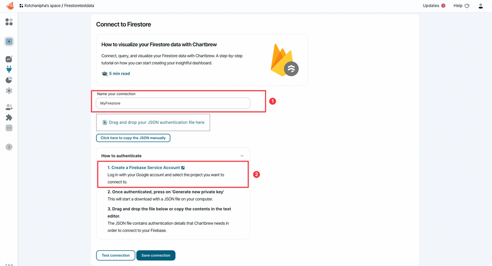 How to visualize your Firestore data with Chartbrew
