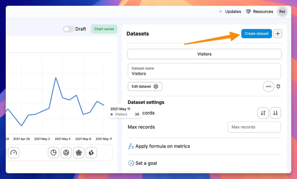 How to visualize Airtable data with Chartbrew
