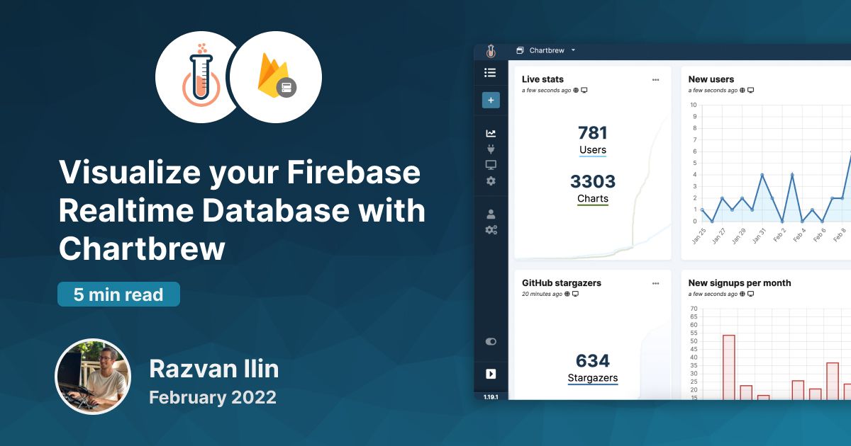 Visualize your Firebase Realtime Database with Chartbrew
