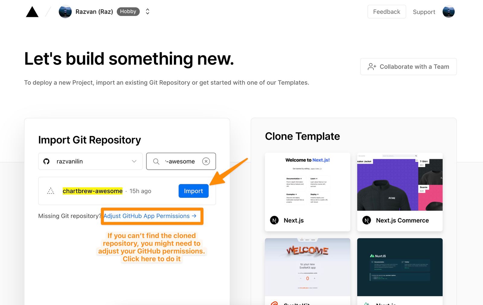 How to deploy Chartbrew on Heroku and Vercel