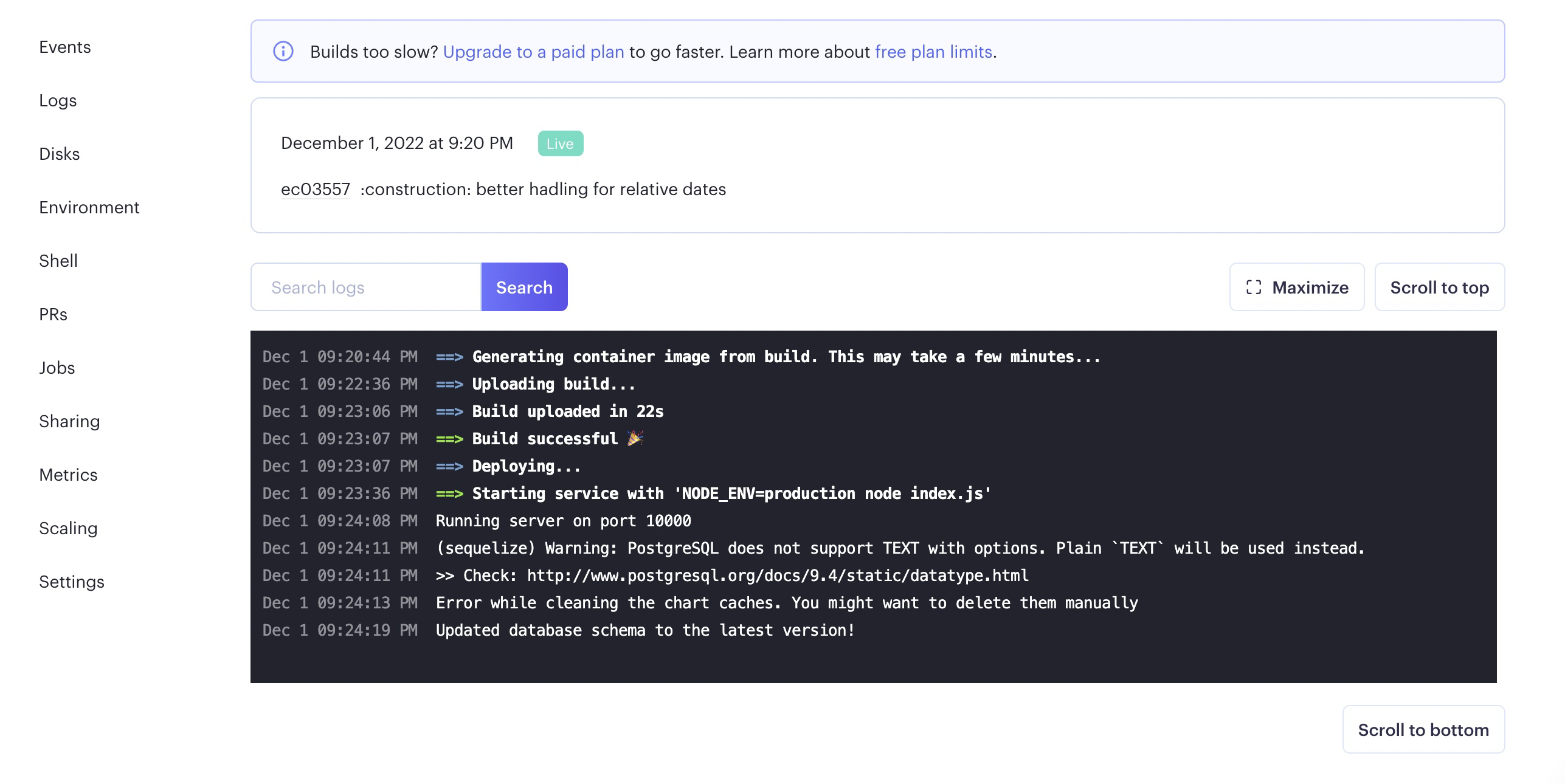 How to deploy Chartbrew on Render