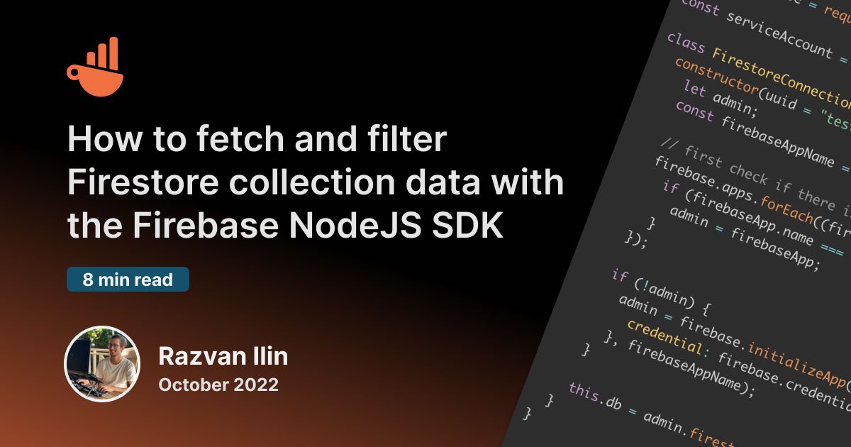 Fetch Firestore collection data with the Firebase NodeJS SDK