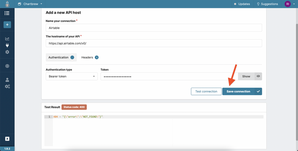 How to visualize Airtable data with Chartbrew